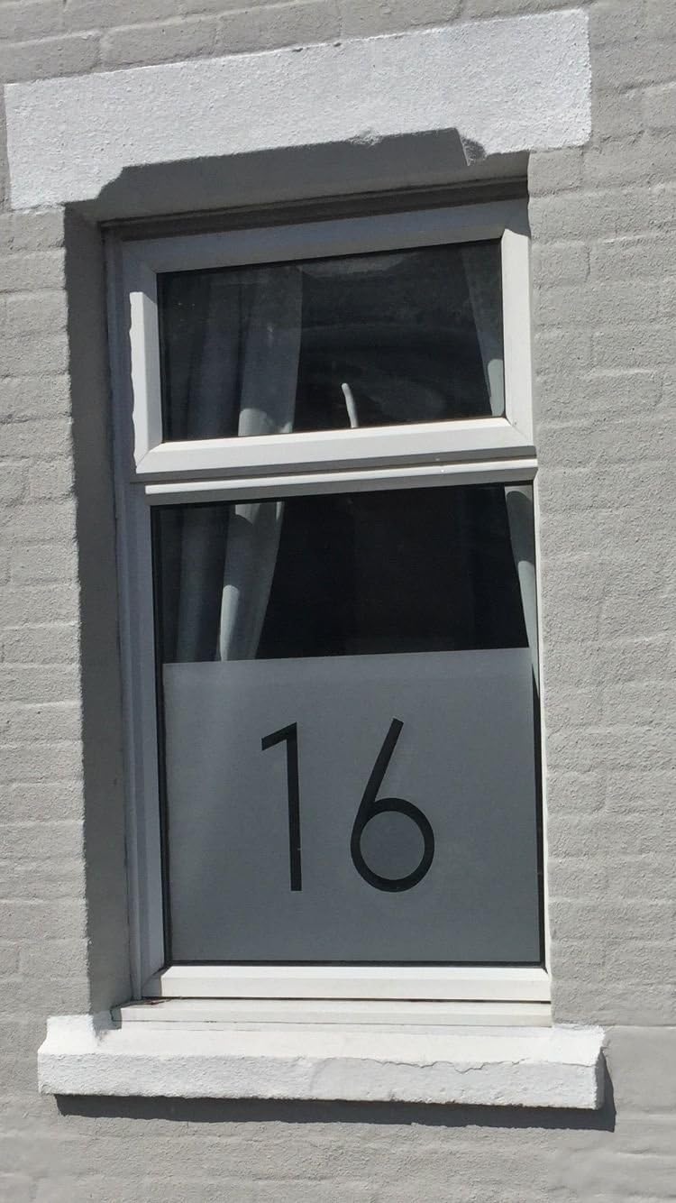 Amazon.com: Window Etching personalised window door number frosting ...