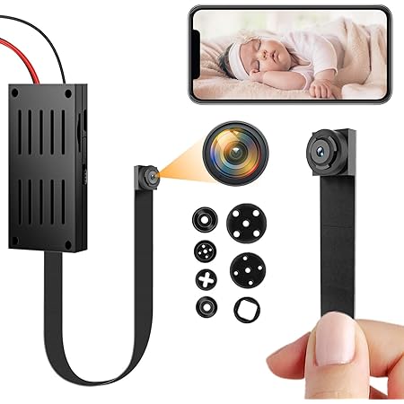 Mini Telecamera Spia Wifi, 4K/1080P HD Telecamera Nascosta Portatile ...