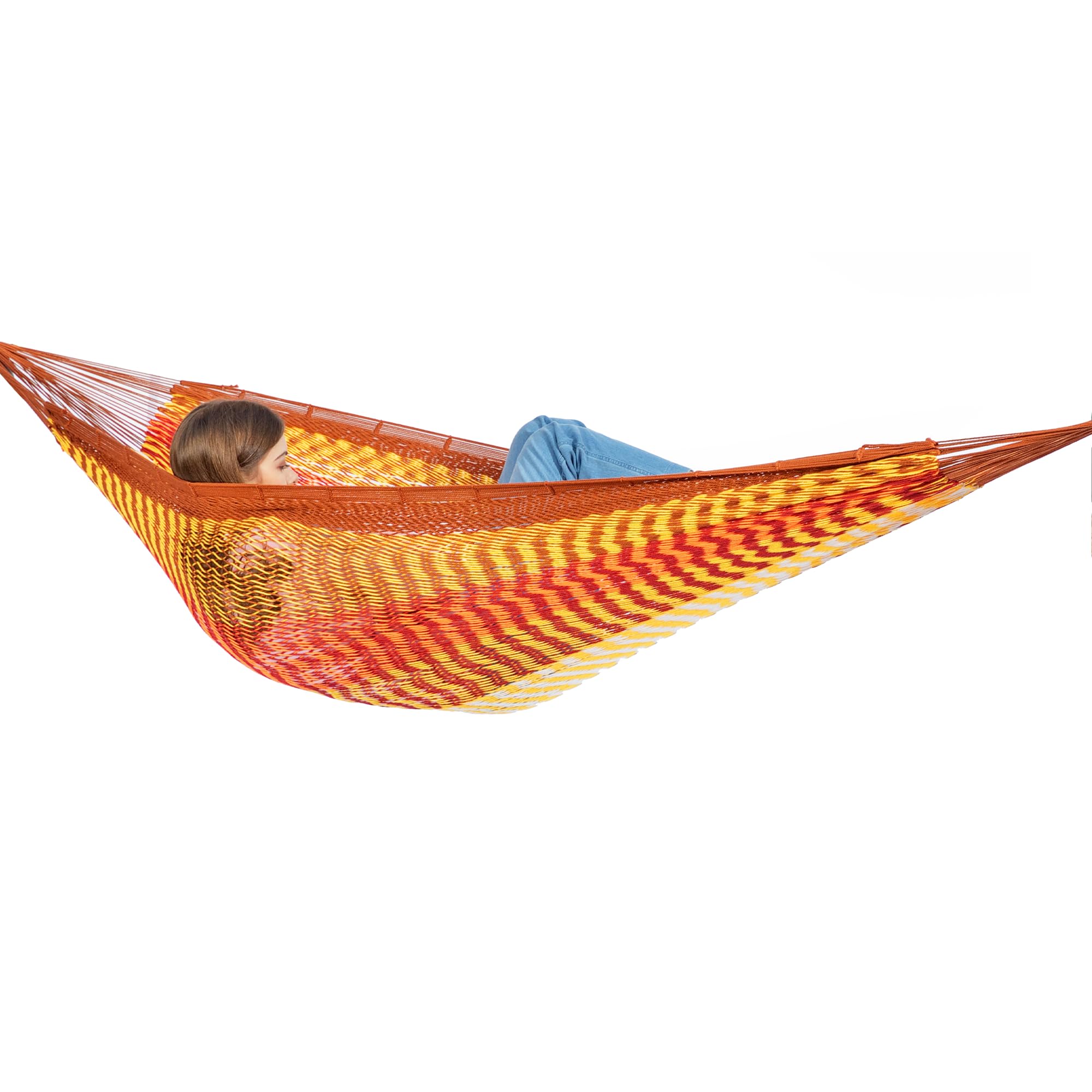 Snapklik.com : PNAEUT Mayan Hammock, Handwoven XL Thick Soft Rope ...