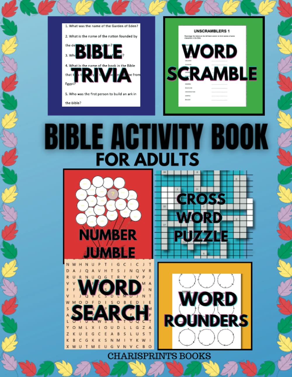 Amazon.com: BIBLE ACTIVITY BOOK FOR ADULTS: Wordsearch, Crossword ...
