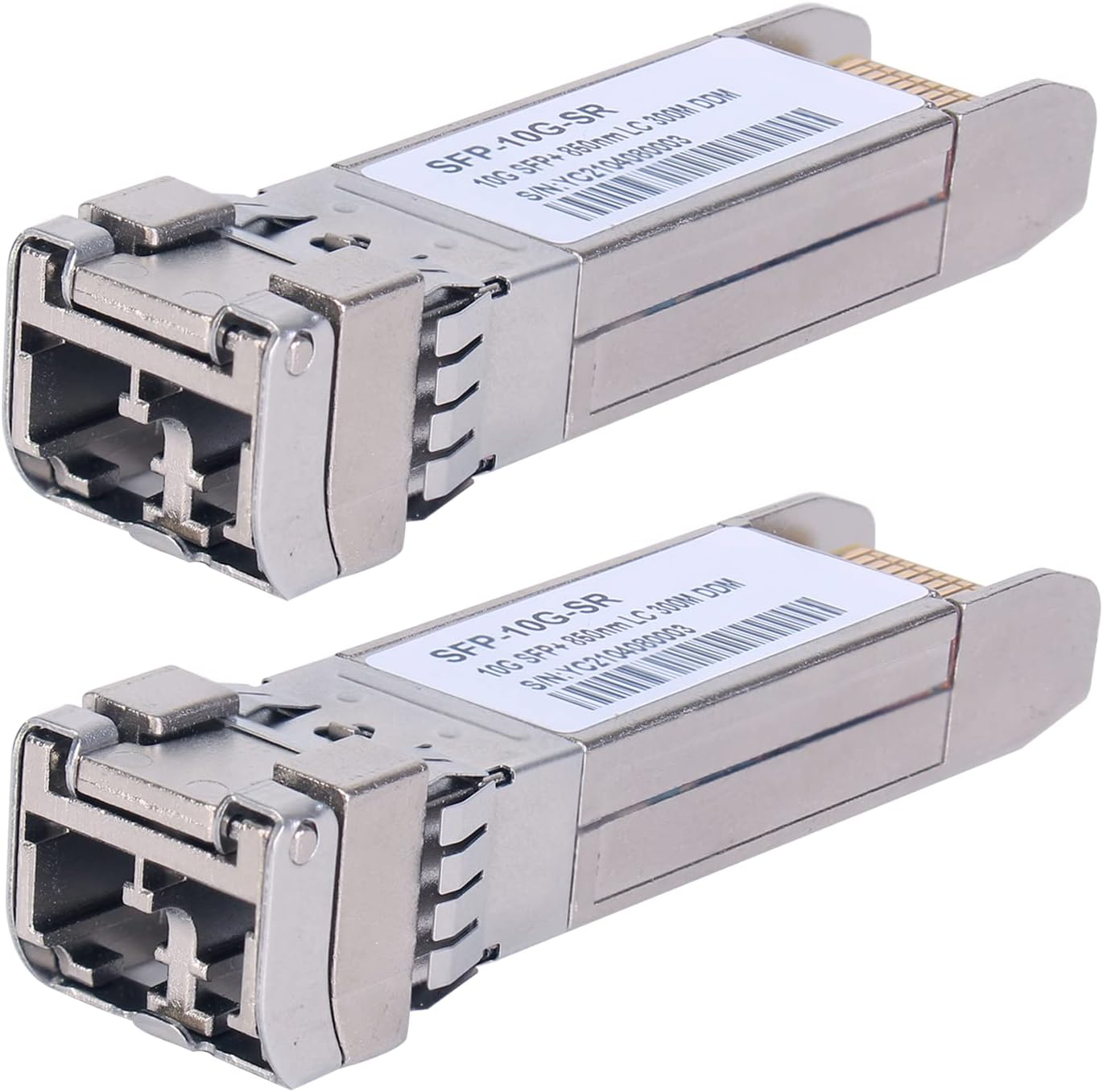 toolco 2PCS 10G Sfp LC MMF300m 10GBase-SR SFP+ Transceiver, 10G 850nm ...