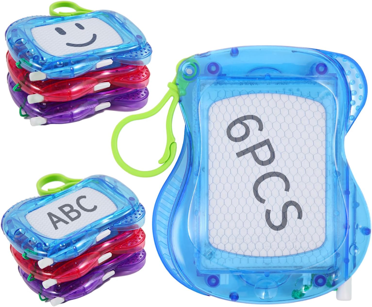 Amazon.com: Aodaer 24 Pieces Mini Magnetic Drawing Board with Pen 4 ...