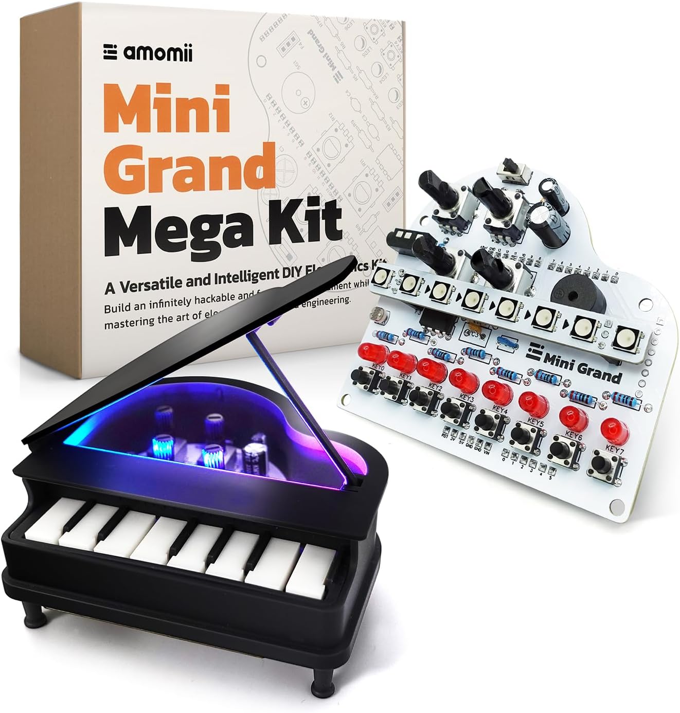 Mini Grand Mega Kit – Electrónica de bricolaje, (compatible con Arduino ...