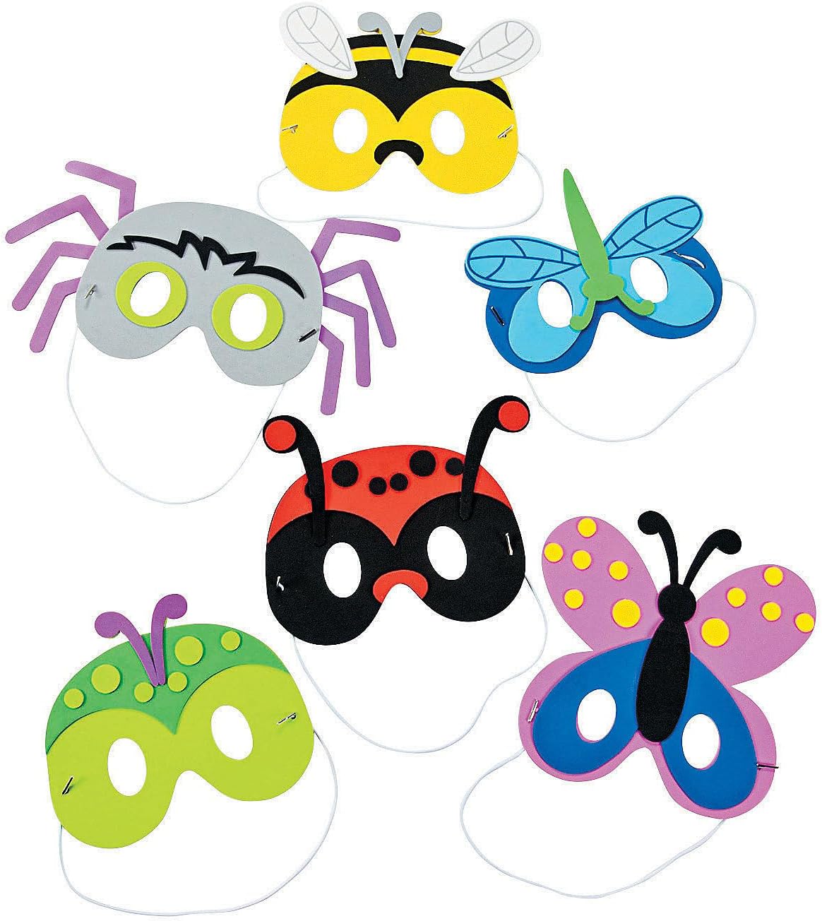 Amazon.com: Fun Express Bug Mask Craft Kit - VBS Vacation Bible School ...