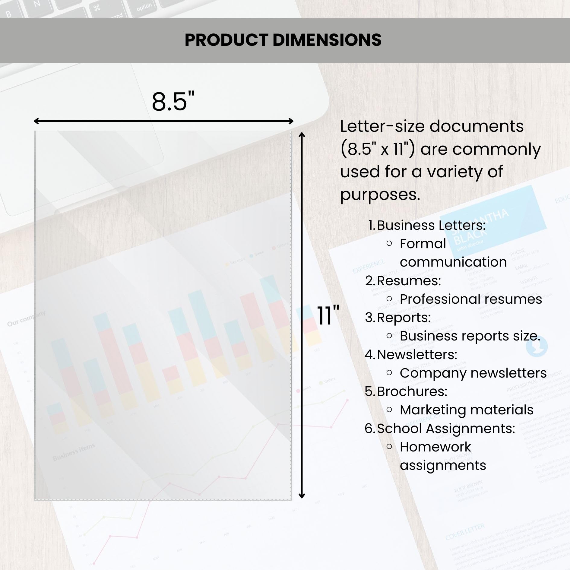 Snapklik.com : 50 Clear No Hole Sheet Protectors, 8.5 X 11, Plastic ...
