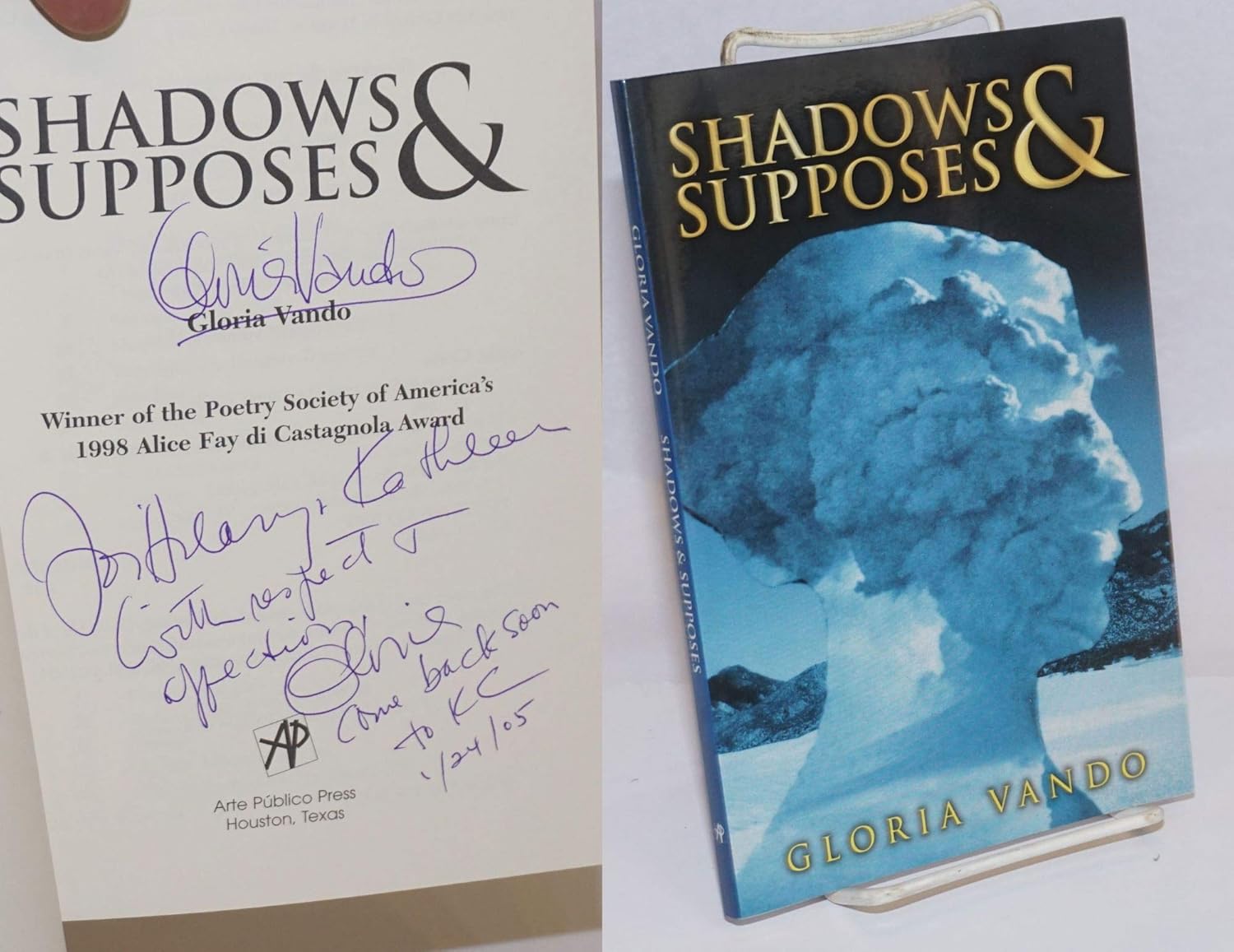 Shadows & Supposes: Poems: Vando, Gloria: 9781558853607: Amazon.com: Books