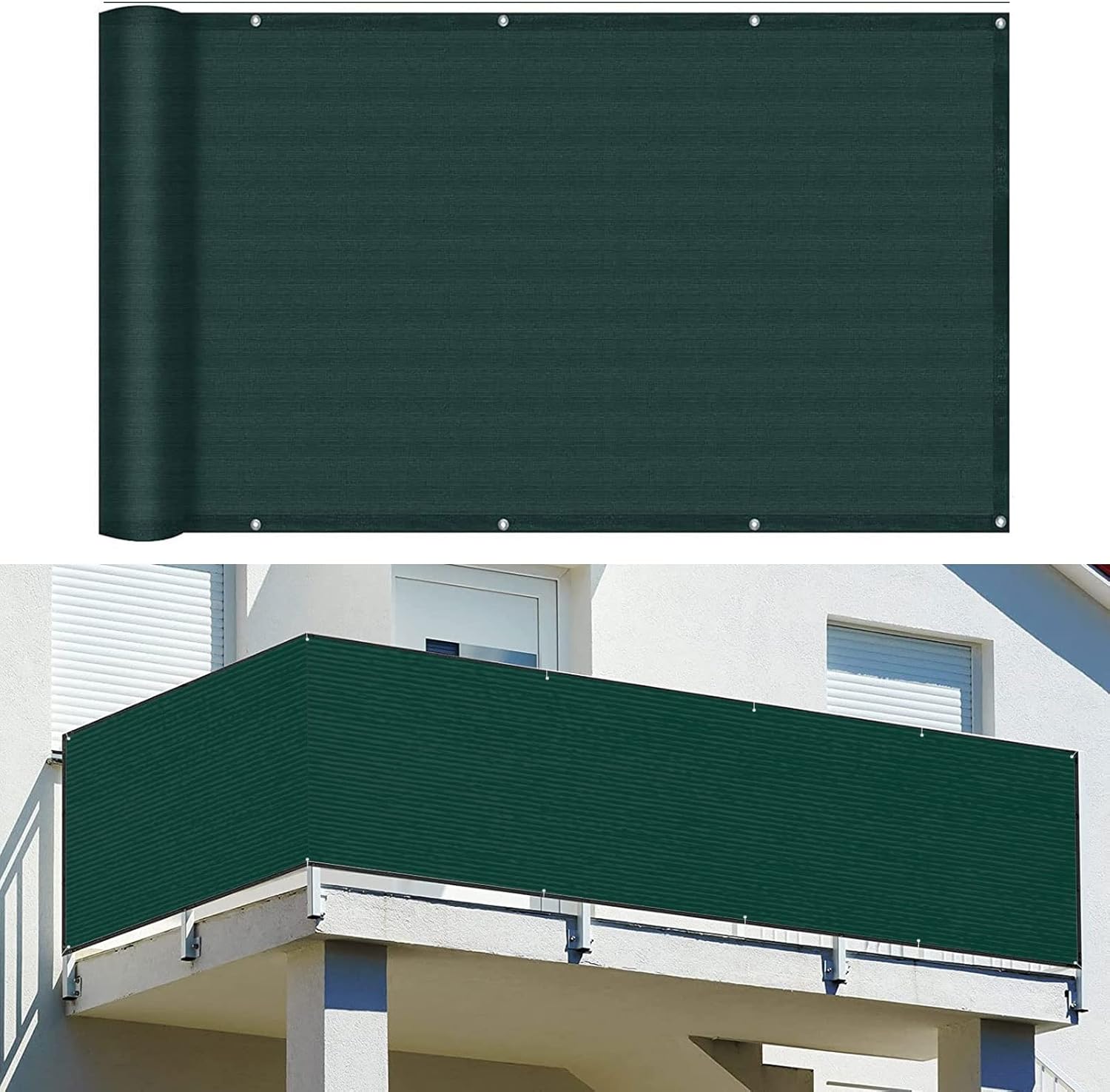 Amazon.com : Balcony Privacy Screen Wind 105 x 450 cm(41 x 177inch) 95% ...