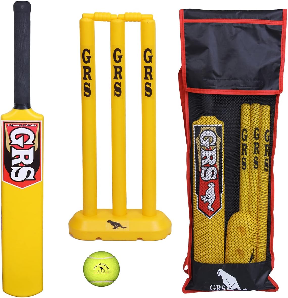 Buy JRS Cricket kit for Kids 6-9 Years Full Wooden Cricket Kit for Boys ...