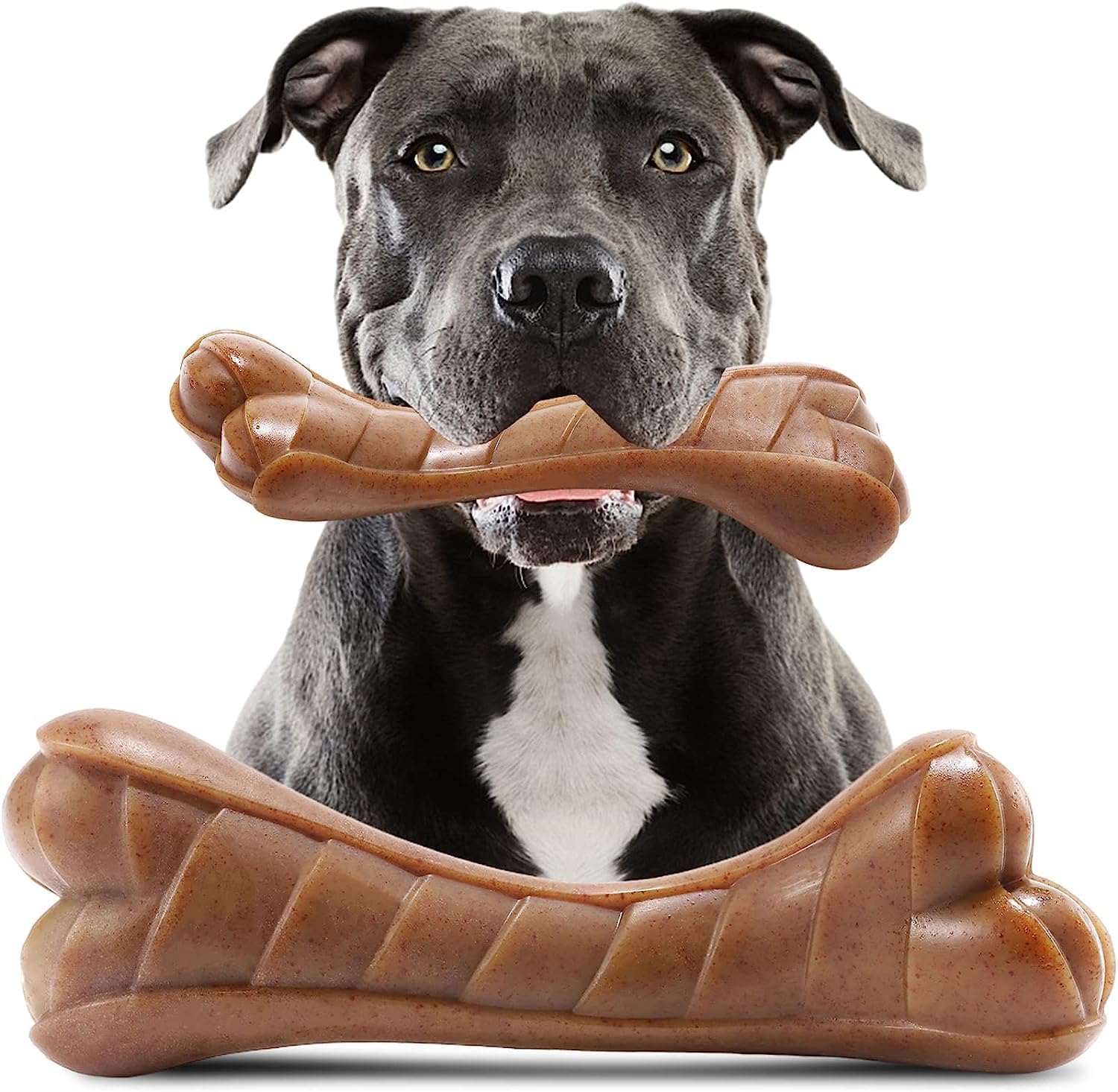 Devolamn Dog Toys, Indestructible Dog Chew Toys for Aggressive Chewers ...