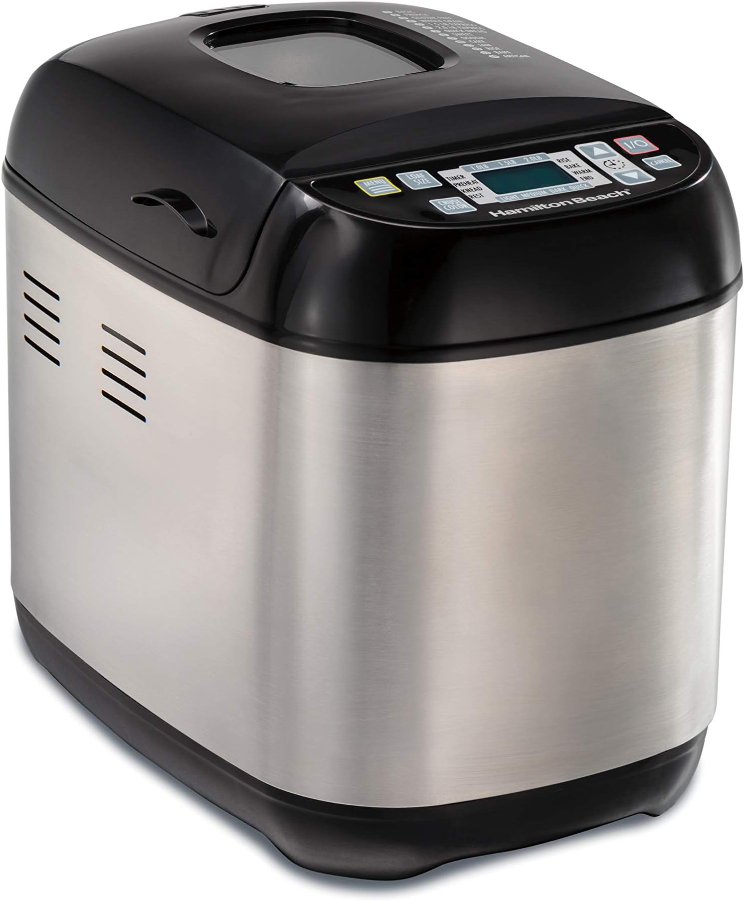 Amazon.com: Hamilton Beach Digital Electric Bread Maker Machine Artisan ...