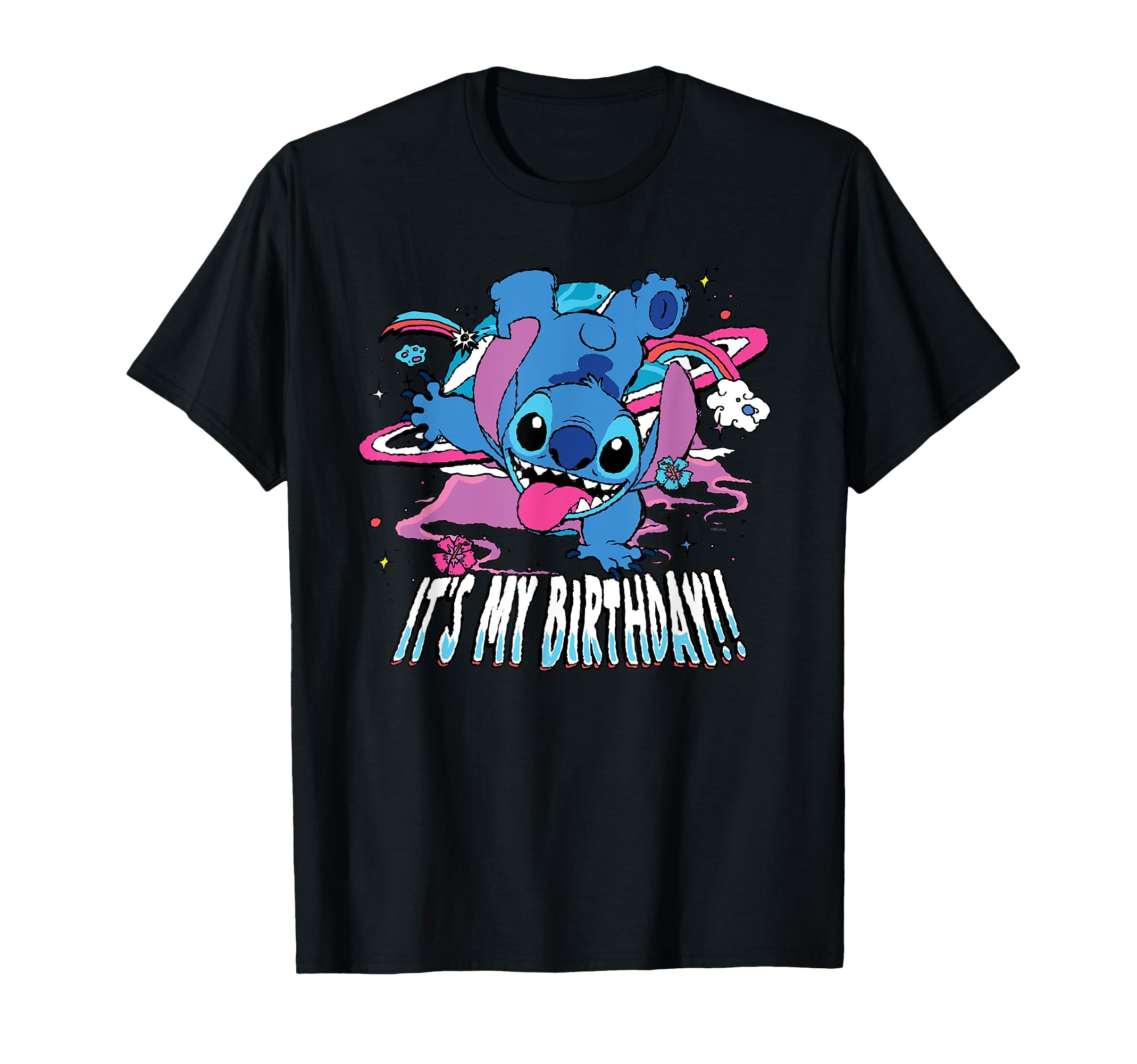 Amazon.com: Disney Lilo & Stitch Handstand “It’s My Birthday!” T-Shirt ...
