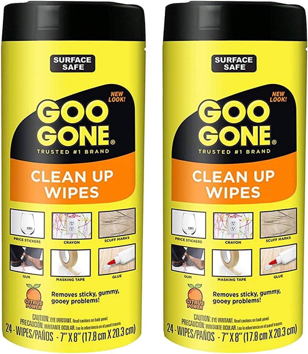 Amazon.com: Goo Gone Clean Up Wipes, (2 Pack)