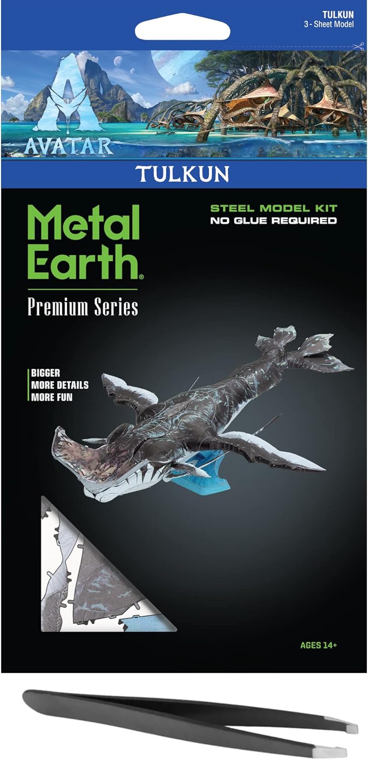 Fascinations Metal Earth Premium Series Avatar 2 Tulkun 3D Metal Model ...