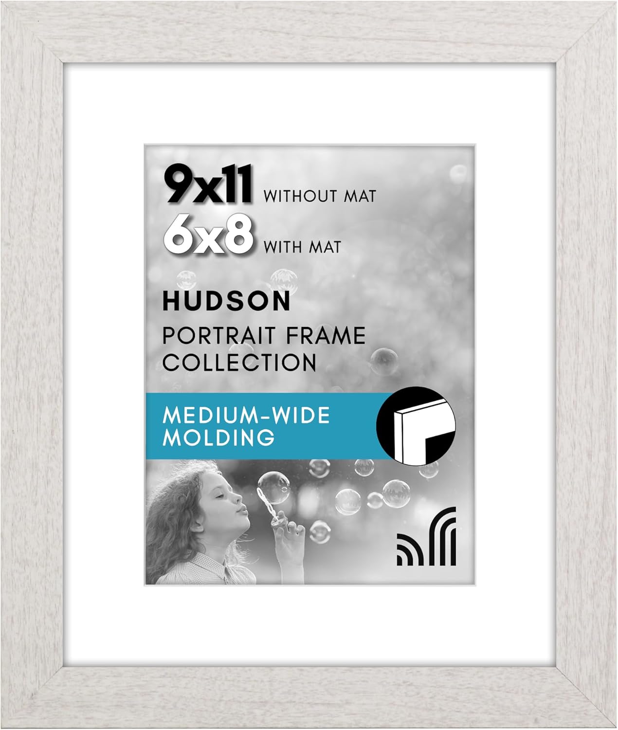 Amazon.com - Americanflat 9x11 Picture Frame with Shatter-Resistant ...