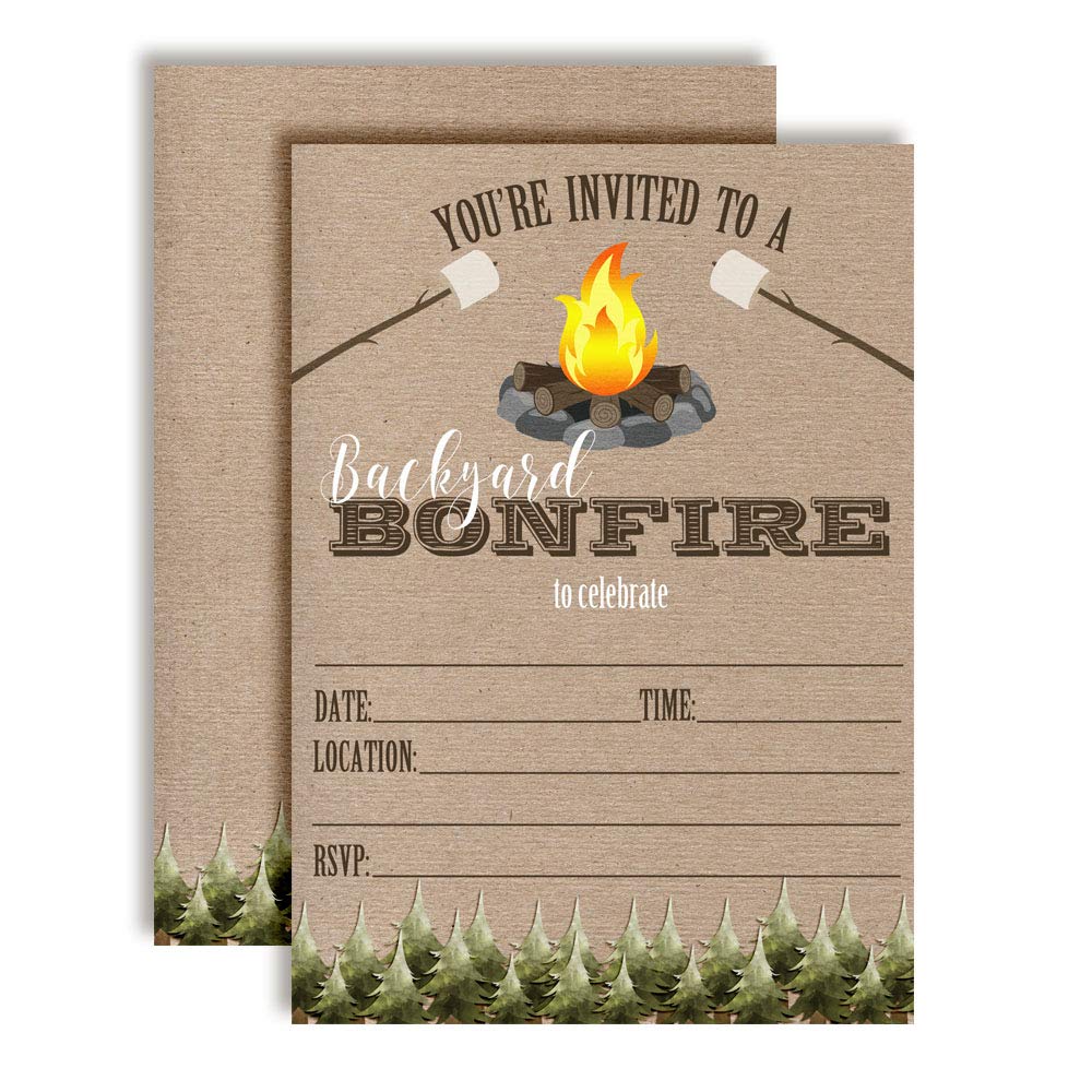 Bonfire Invitations Free Printable