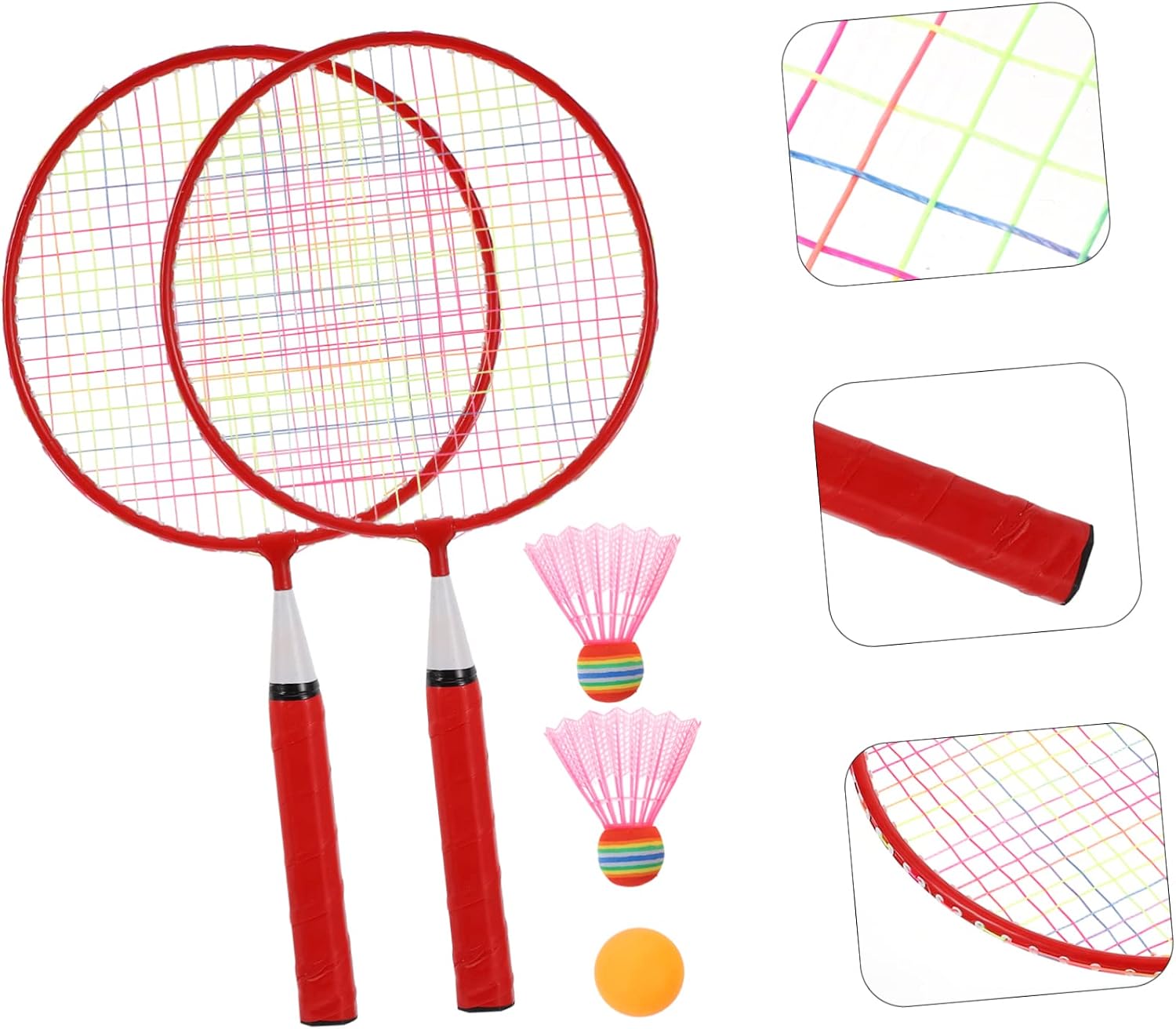 SUPVOX 1 Set Set Badminton Racket Sweat Suit Outdoor Toy Tennis Rackets ...