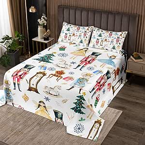 Amazon.com: Erosebridal Kids Nutcracker Bedspread Sets Queen Size ...