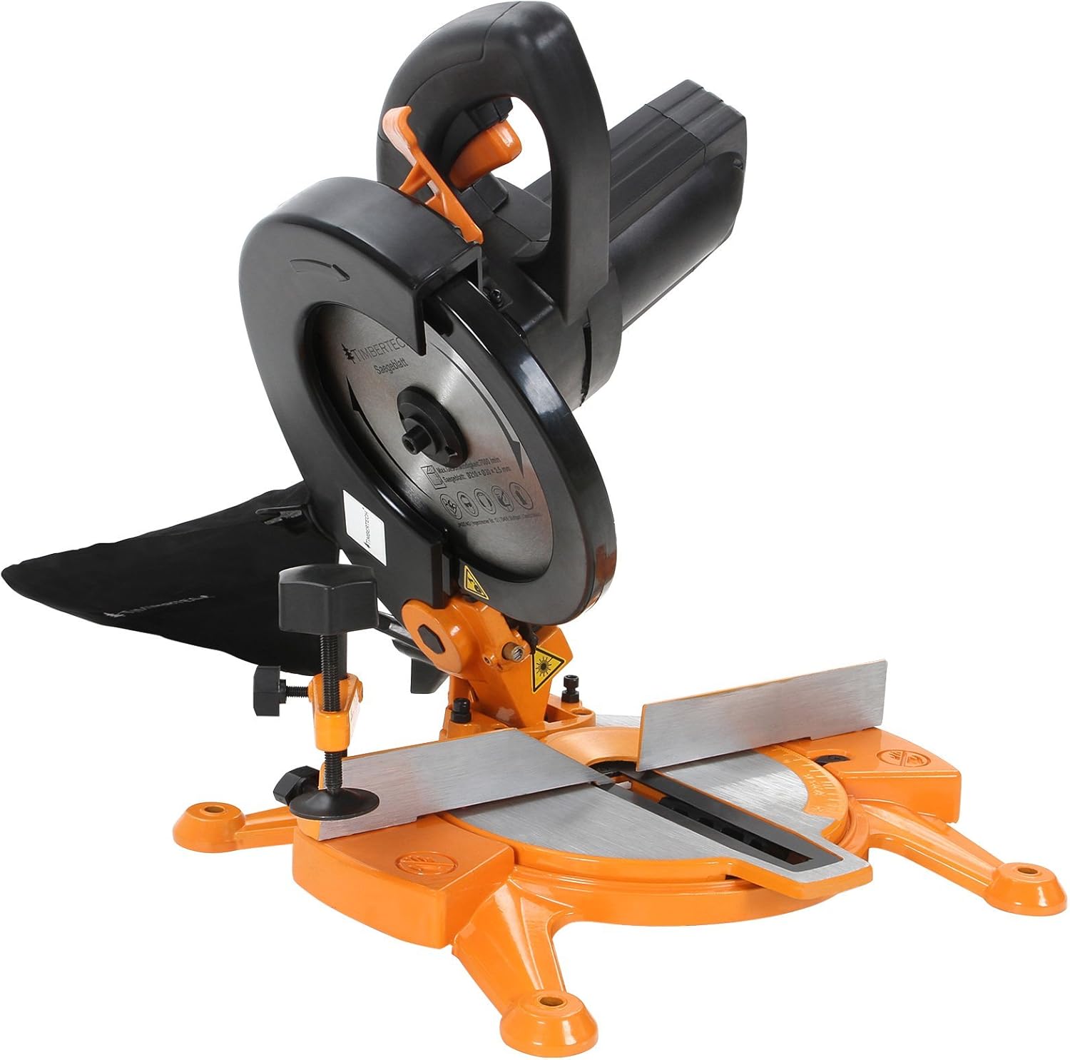 Timbertech – Miter Saw with 1500 W Power Laser and 24 Teeth 43 x 42 x ...