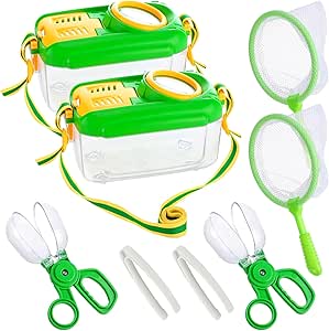 Amazon.com: 2Sets Bug Catcher for Kids - Sturdy Kids Bug Catching Kit Gifts with Collector ...