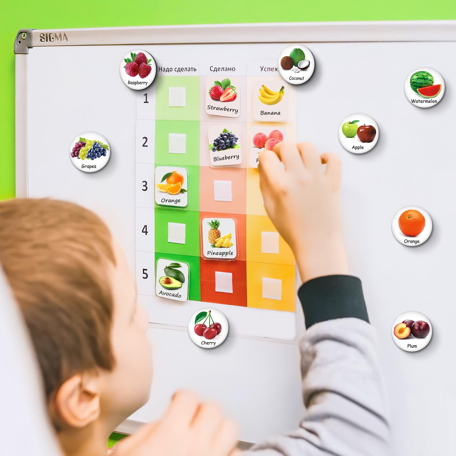 Snapklik.com : Fridge Magnets, 16PCS Food Fruit Magnets For ...