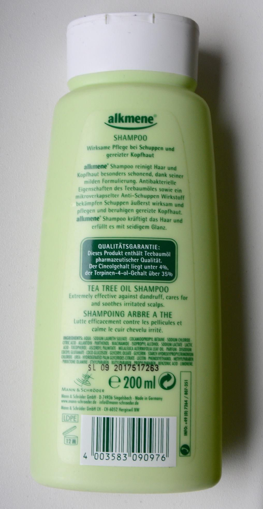 Alkmene Teebaum Shampoo 200 ml : Amazon.de: Kosmetik