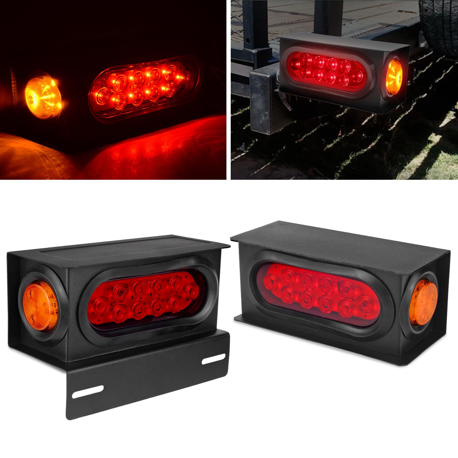 Amazon.com: VINAUO LED Trailer Light Kit, Trailer Lights, 6 Inch ...