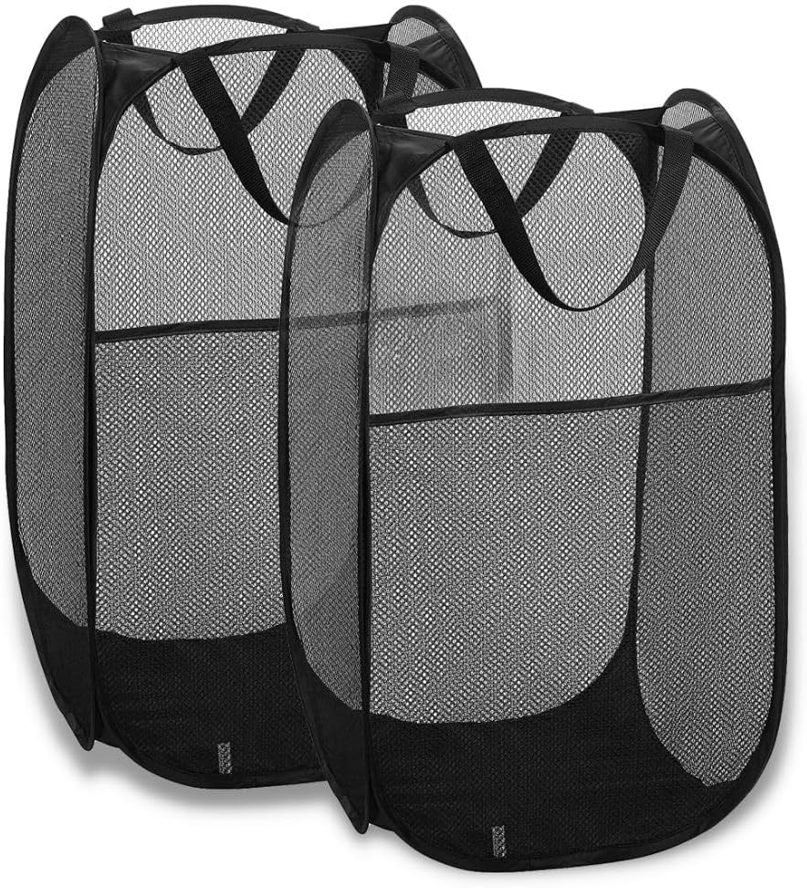 Amazon.com: Pop Up Hamper, 1 PCS Mesh Pop Up Laundry Hamper, Premium ...