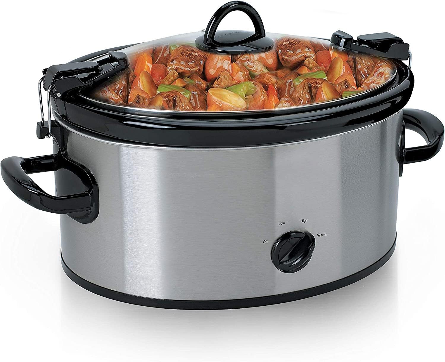 Amazon.com: 6-Quart Slow Cooker for 7+ people - Stainless: Home & Kitchen
