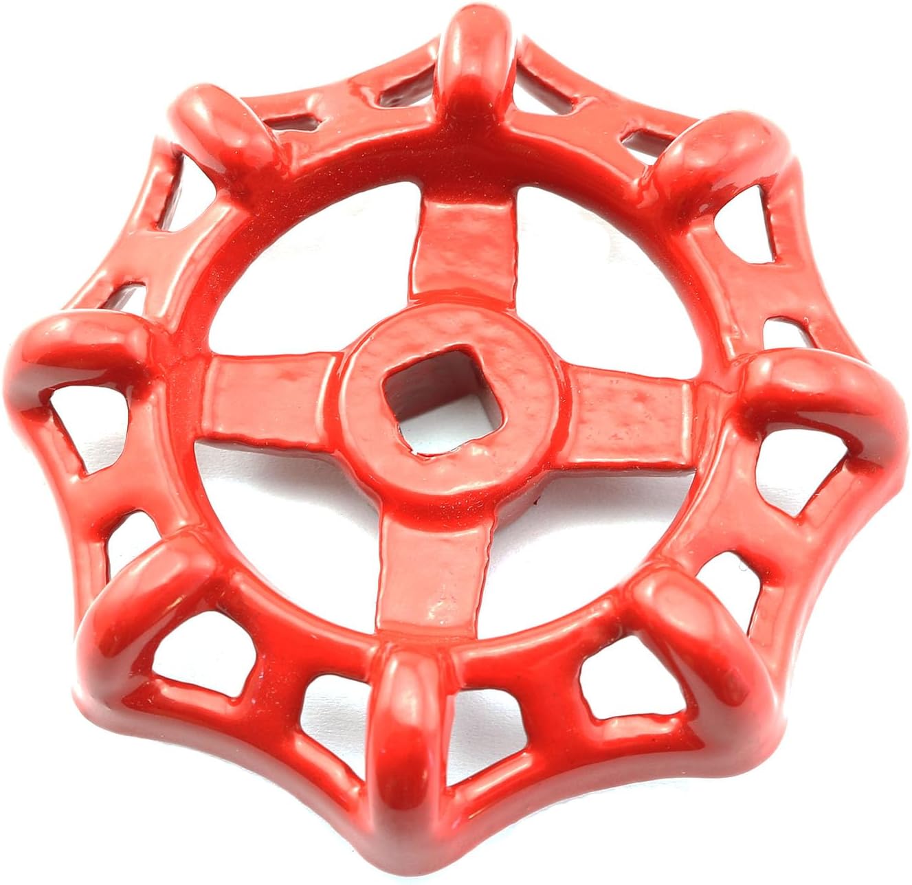 PZRT Cast Iron Outside Faucet Round Wheel Handle Hose Bib Handle Water ...