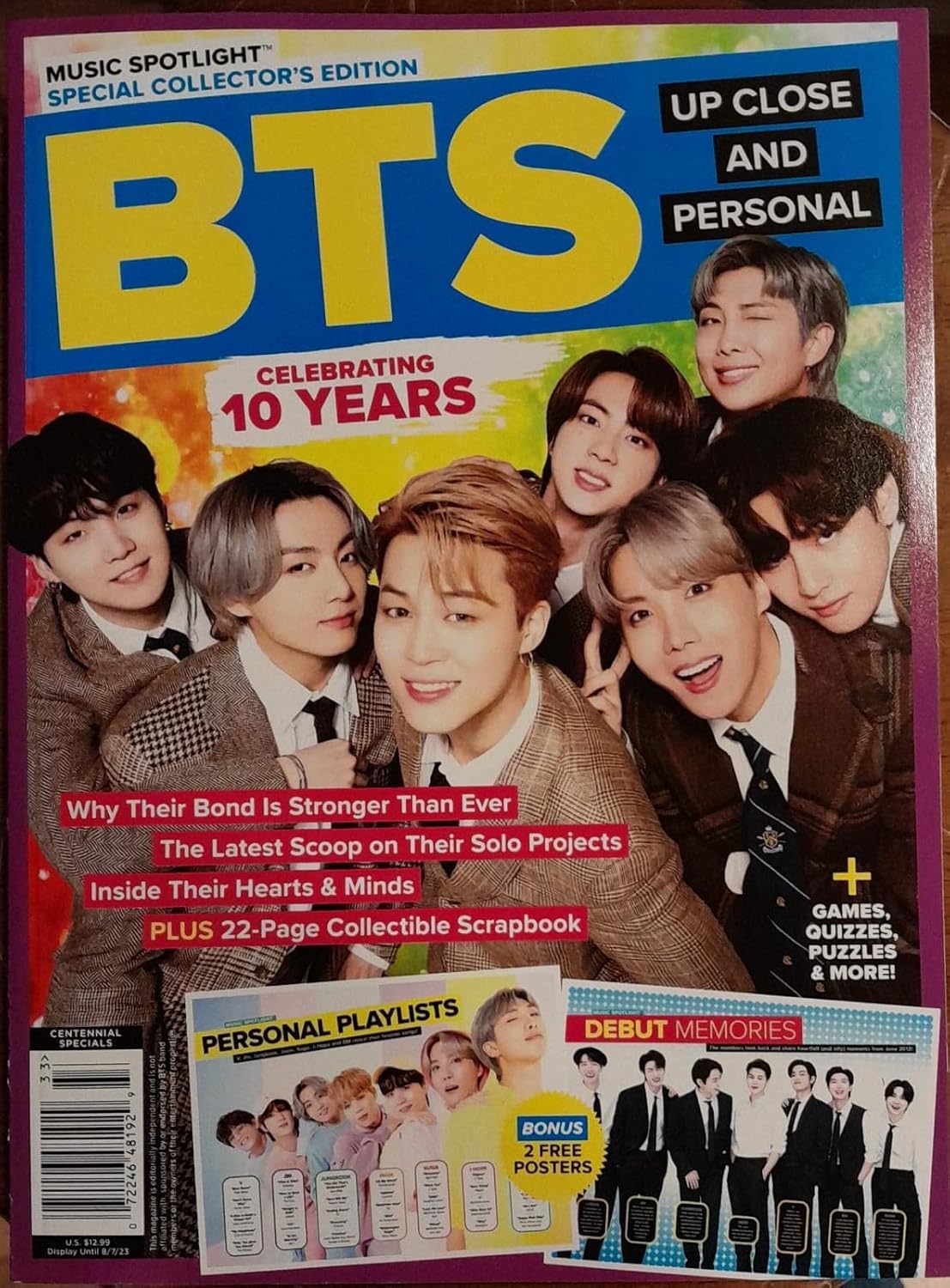 BTS Magazine Issue 33 Up Close And Personal: Amazon.com: Books
