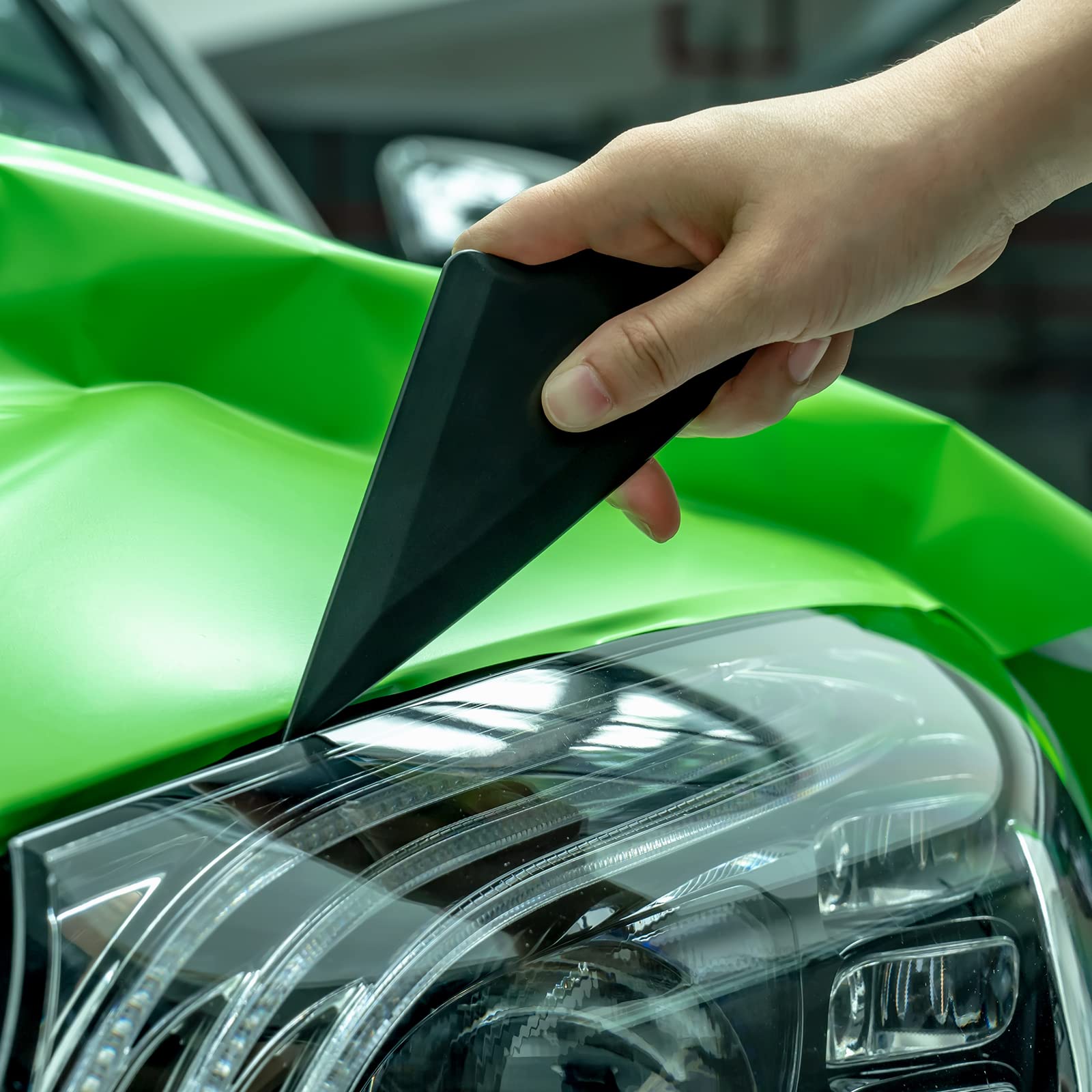 Snapklik.com : 3 Hardness Triangle Squeegee Window Tint Kit, Flexible ...