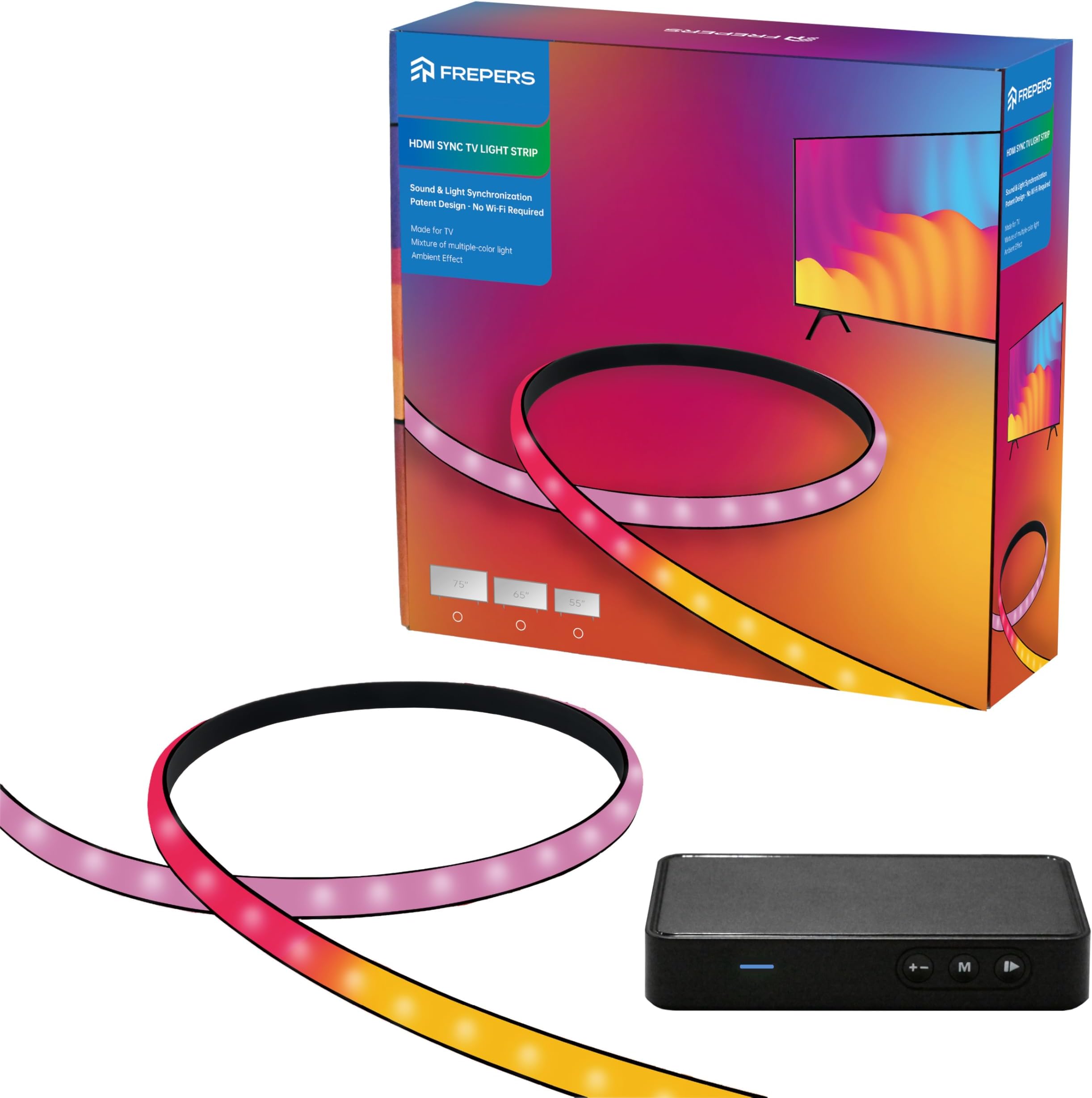 Amazon.com: Fancy Sync Box Ambient TV Backlighting Syncing Box HDMI 2.0 ...