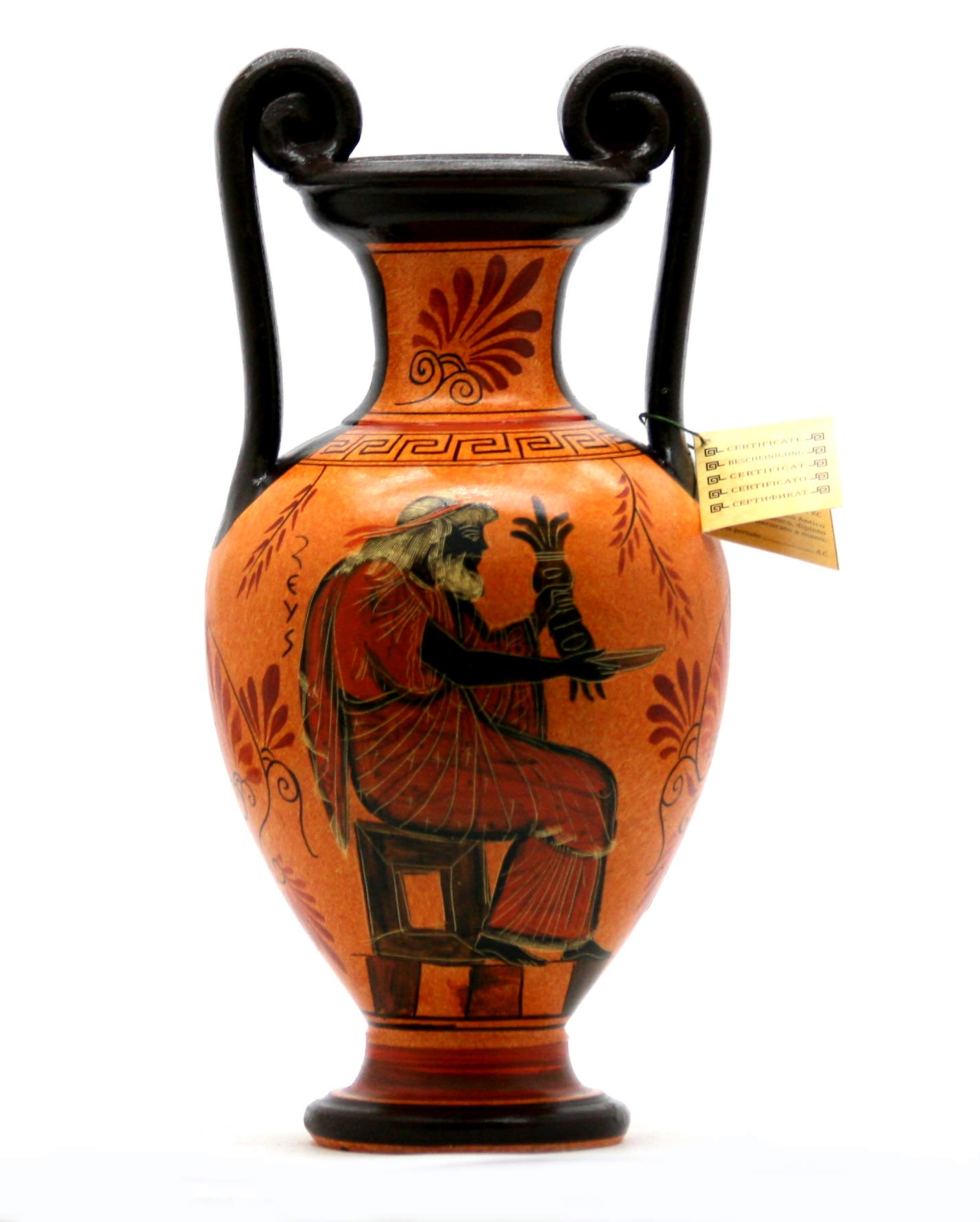 Greek Goddess Aphrodite & God Hermes & God Zeus Vase Pot Ancient Greek ...