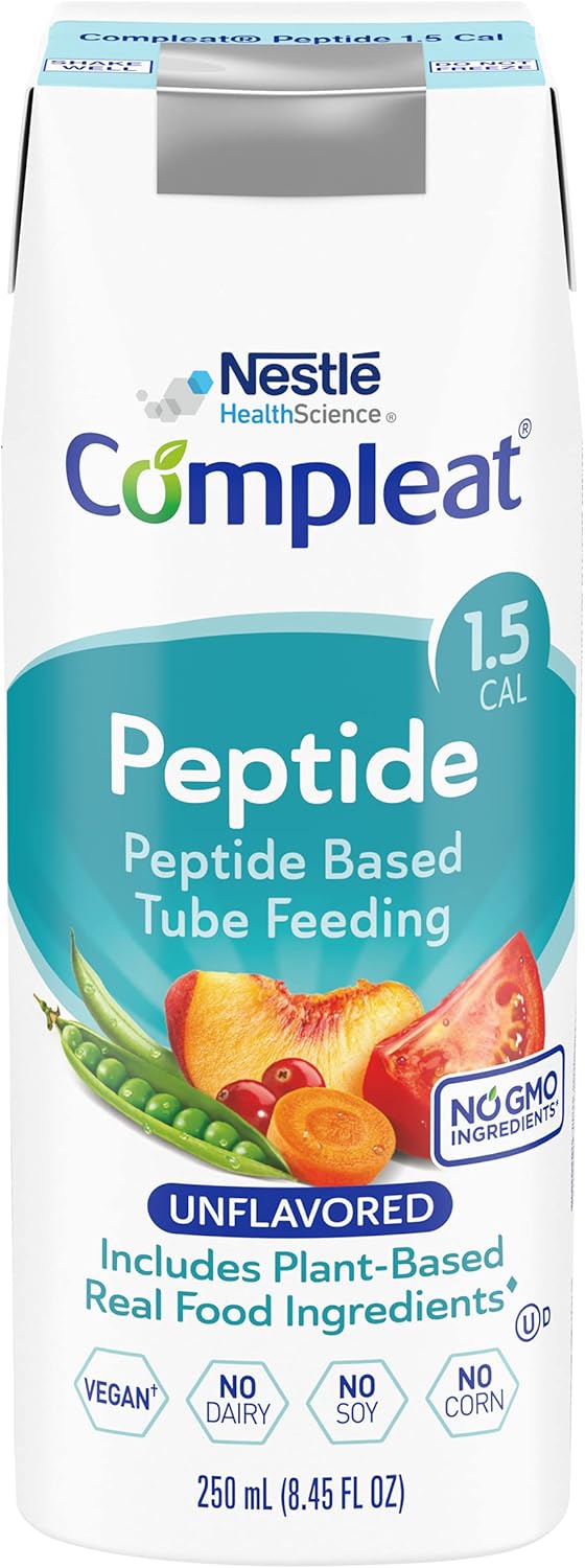 Amazon.com: Compleat Peptide 1.5 Tube Feeding Formula, Unflavored, 8.45 ...