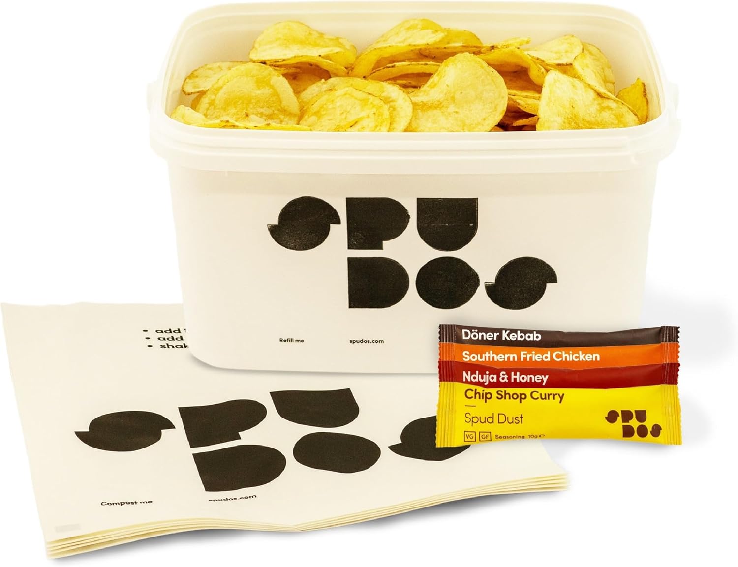 Spudos Crisps - As Seen on Dragon's Den - 500g Crisps Kit - Season ...