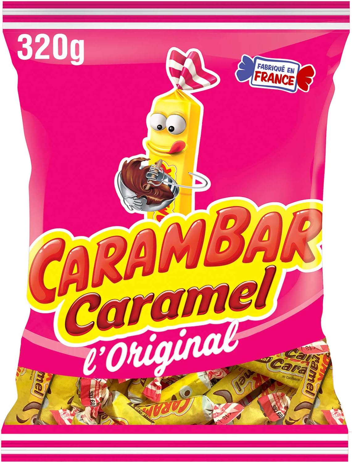 Amazon.com : Carambar Fruit 320g Bag 11.29oz : Fruit Flavored Candies ...