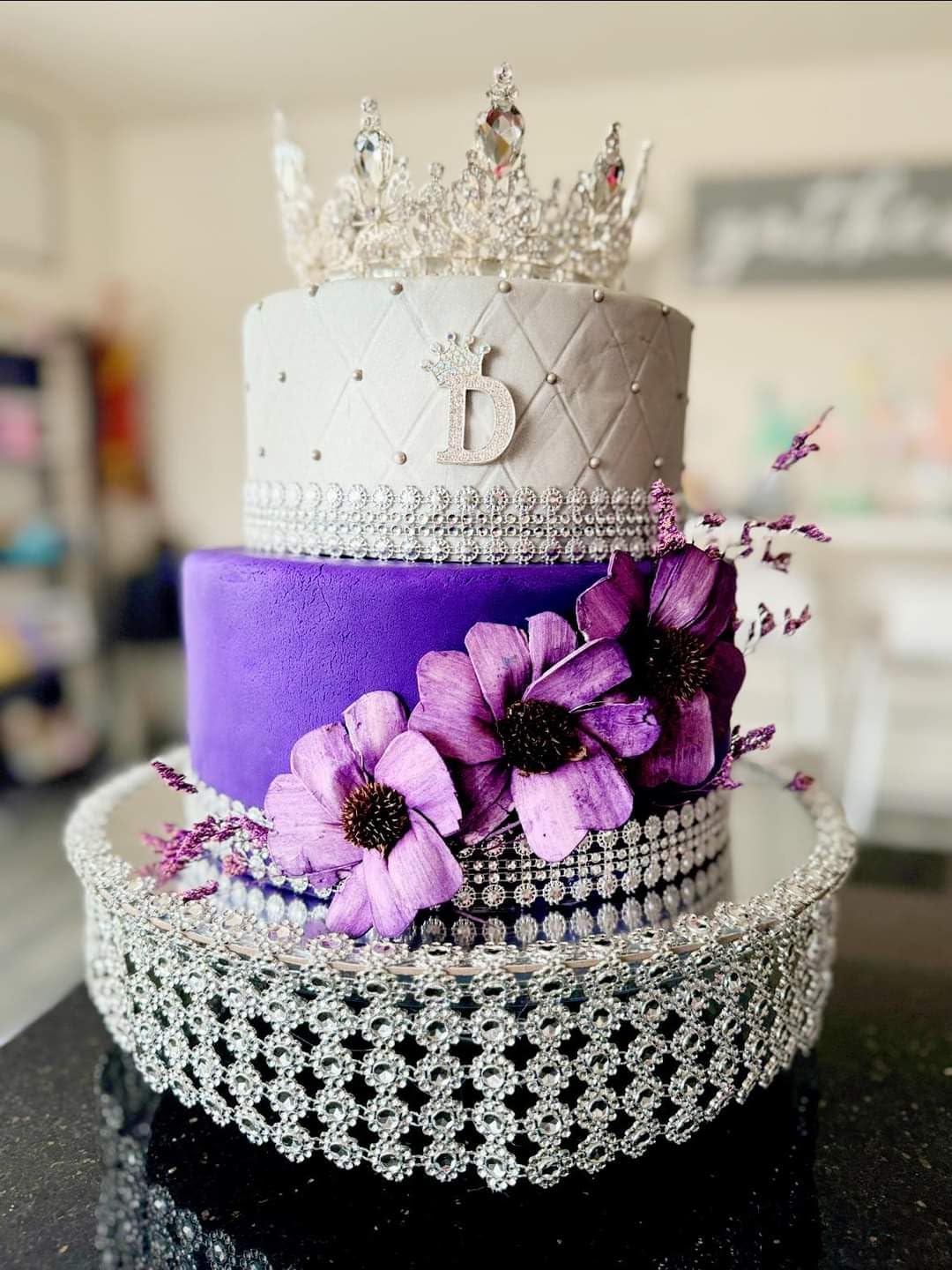 Amazon.com: Artificial Cake Round Foam Cake Dummy Set:4pcs Tall Fake ...