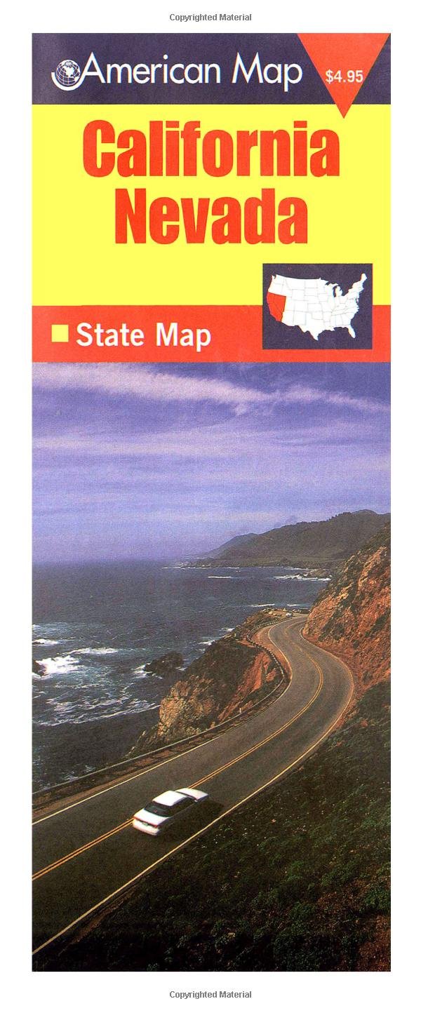 Amazon | California/Nevada (Travelvision State Map S.) | American Map ...