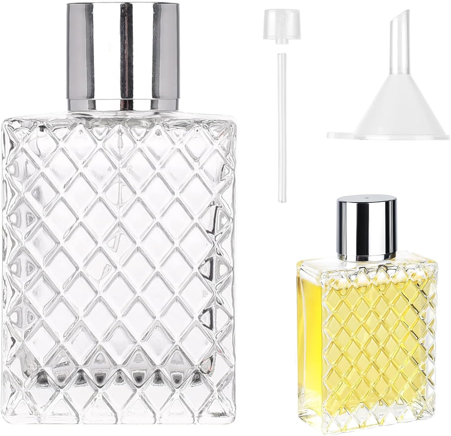 1Pcs Perfume Bottle with Long Nozzle Sprayer and Funnel Refillable ...