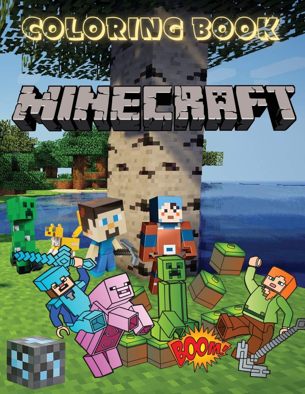 Buy MINECRAFT Coloring Book: Do you like minecraft coloring books? Here ...