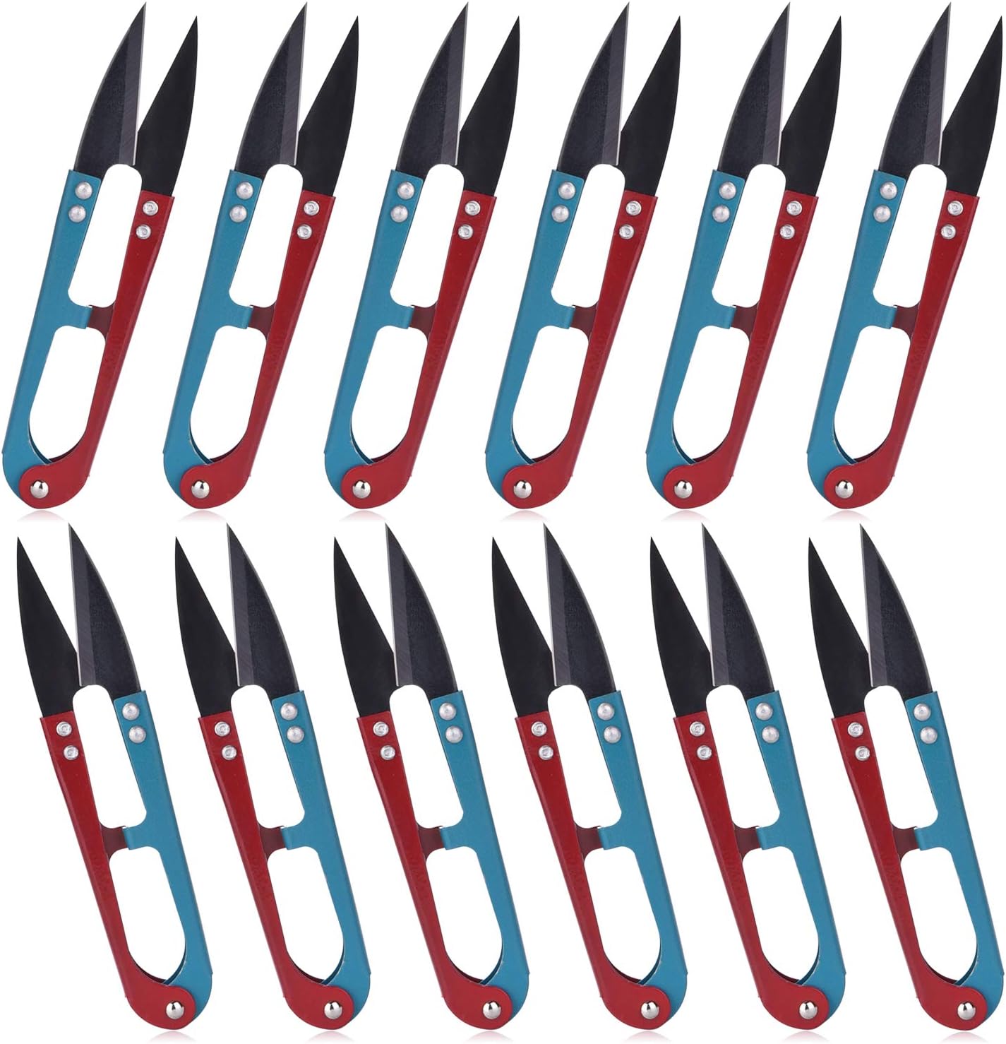 Amazon.com: ESHATO 12 Pack Sewing Scissors for Fabric, 4.1inch Mini ...