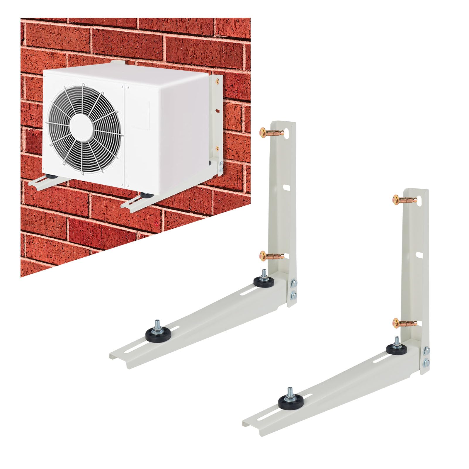 Snapklik.com : Qualward Mini Split Wall Mounting Bracket For Universal ...