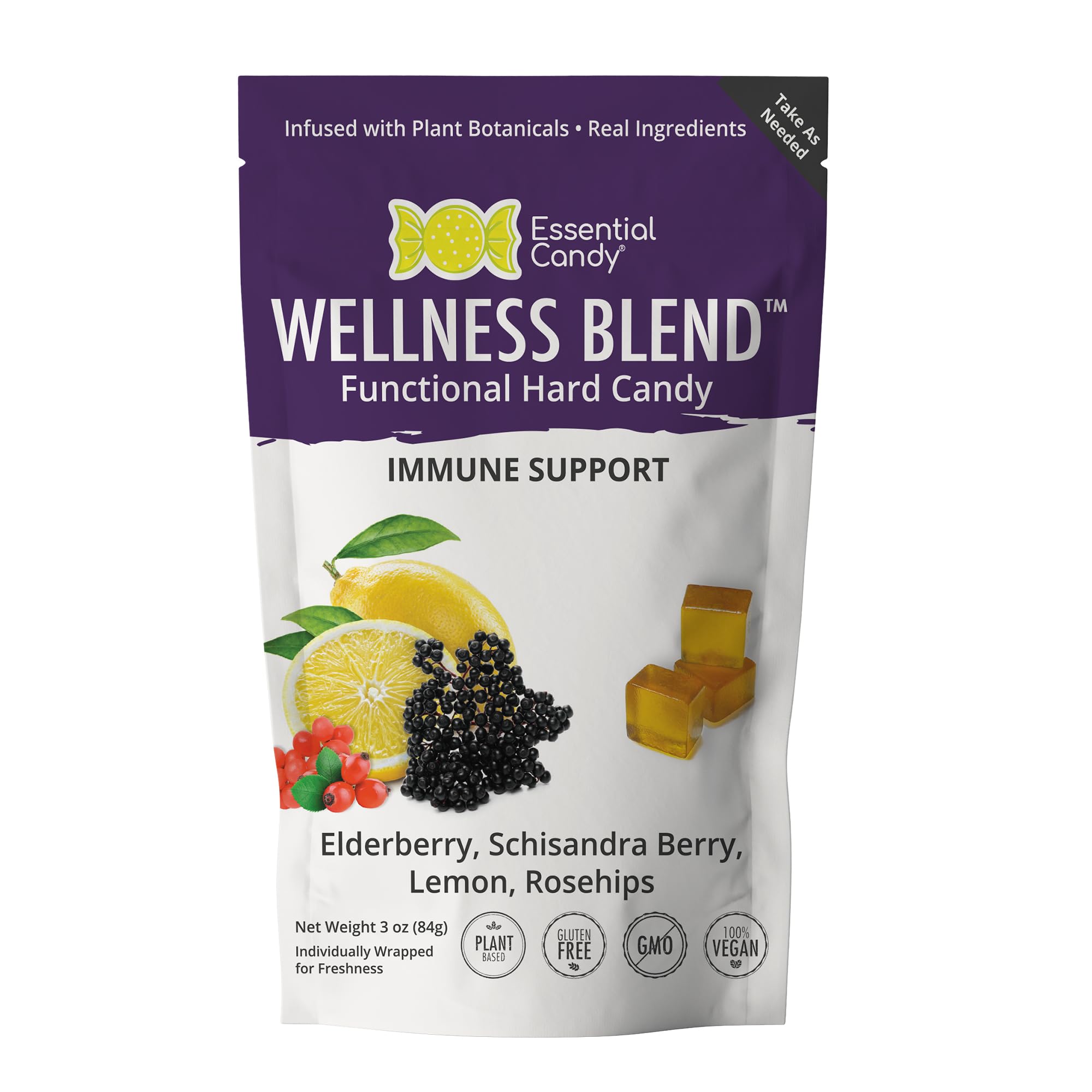 Amazon.com: Wellness Blend Functional Hard Candy | Immune Health ...
