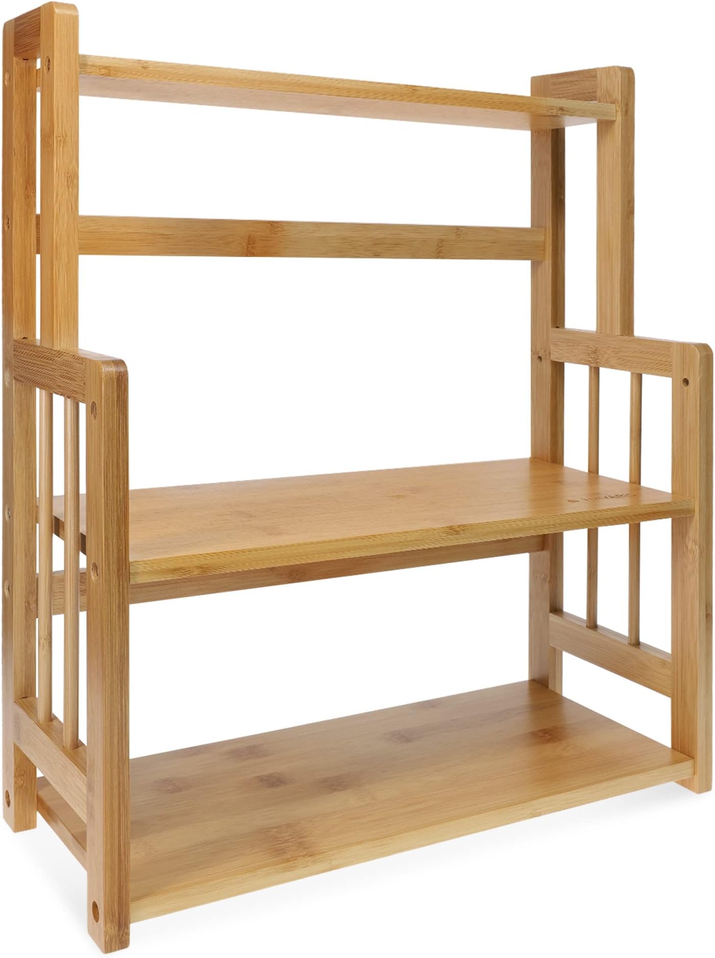 EliteKoopers 3-Tier Wooden Spice Rack Herbs Jars Holder Stand For ...