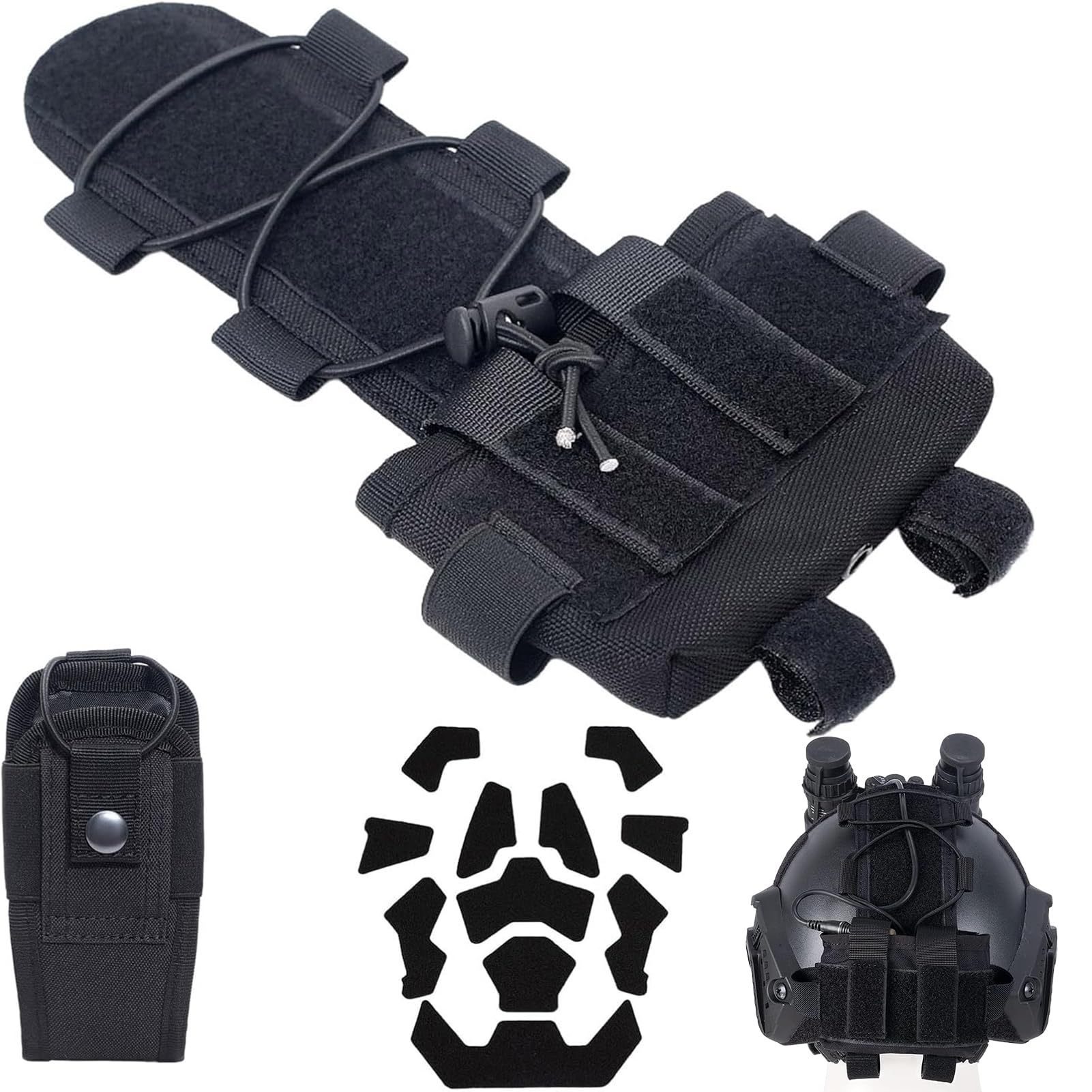 Amazon.com : Tactical Helmet Battery Pouch Counterweight Pouch for ...