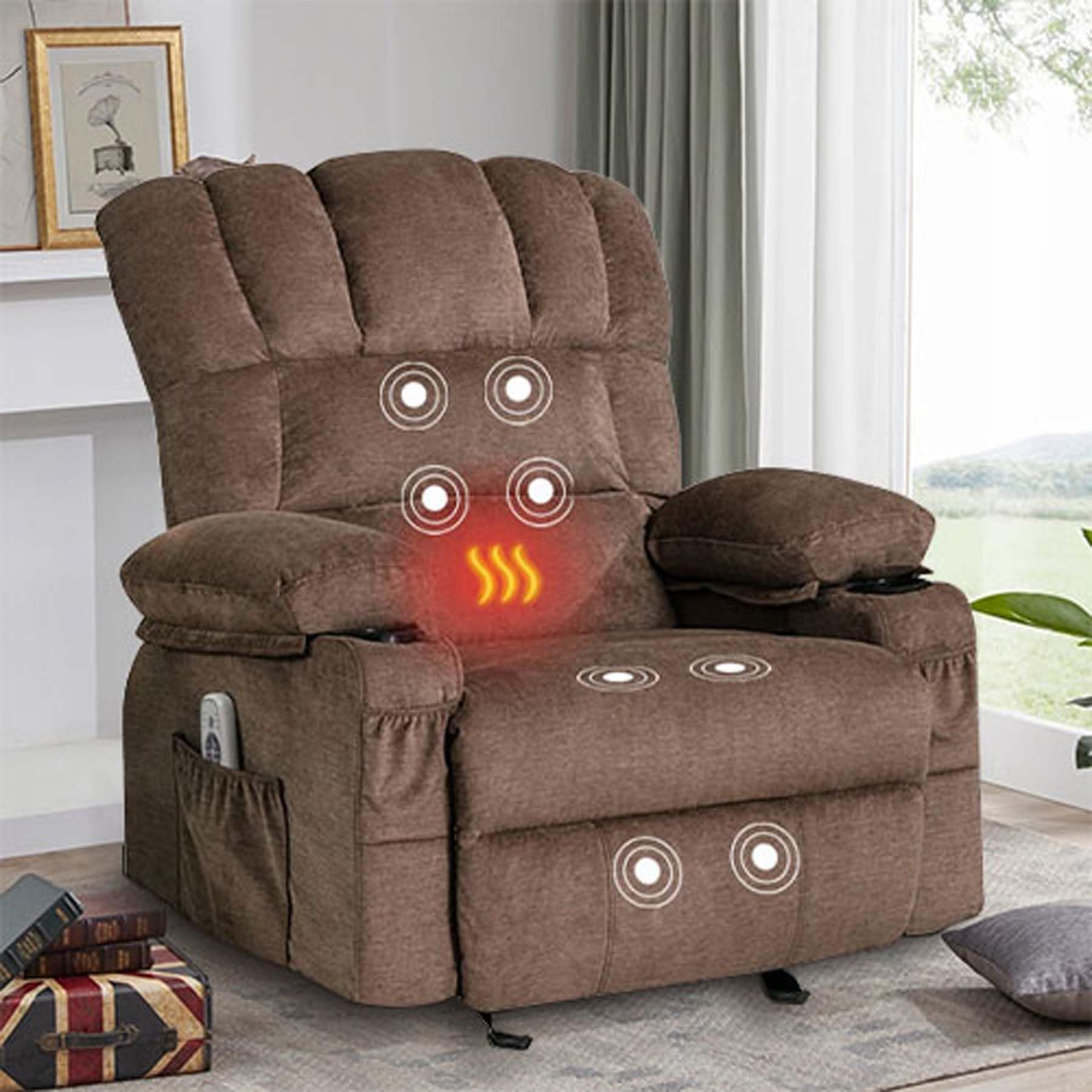 Amazon.com: Massage Chair Recliner with Heat&USB,Comfotable Lazy Boy ...