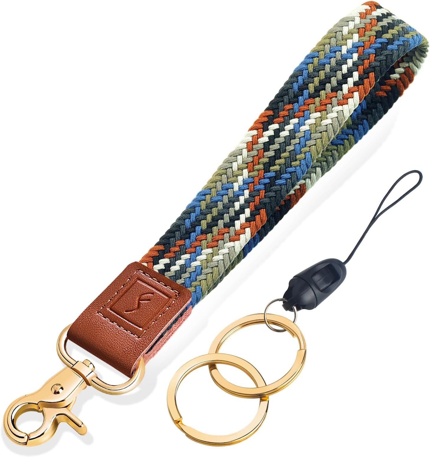 Amazon.com: Fishent Stretchy Wristlet Keychain,Braided Cute Wrist ...