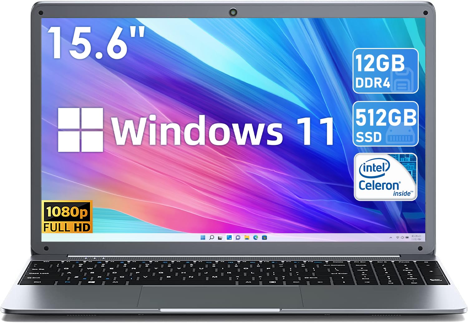 Snapklik.com : SGIN Laptop, 15.6 Inch Laptops Computer