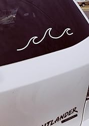 Amazon.com: Wave Cute Simple - Vinyl Decal Outdoor Weatherproof ...