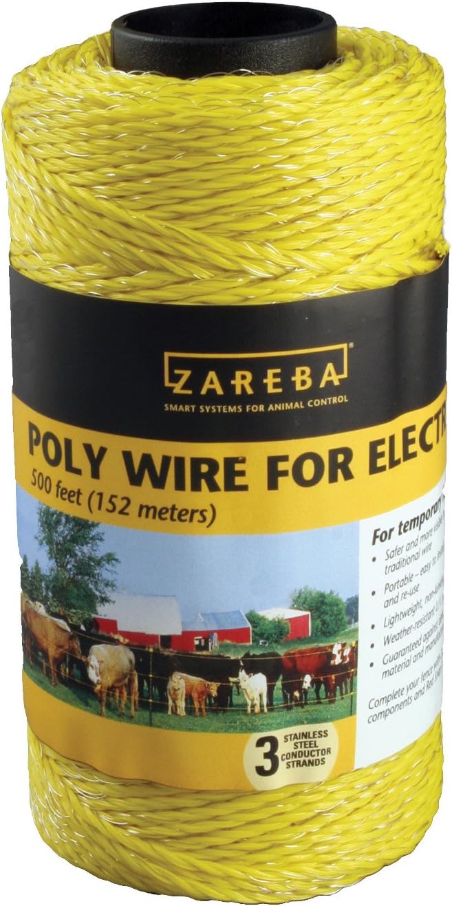 Zareba 500 Feet Yellow Poly Wire RSW500 : Amazon.ca: Patio, Lawn & Garden